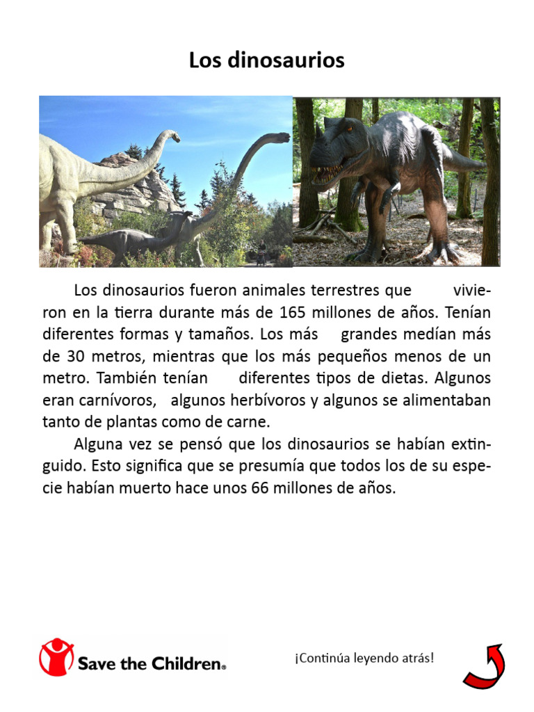 Dinosaurios | PDF
