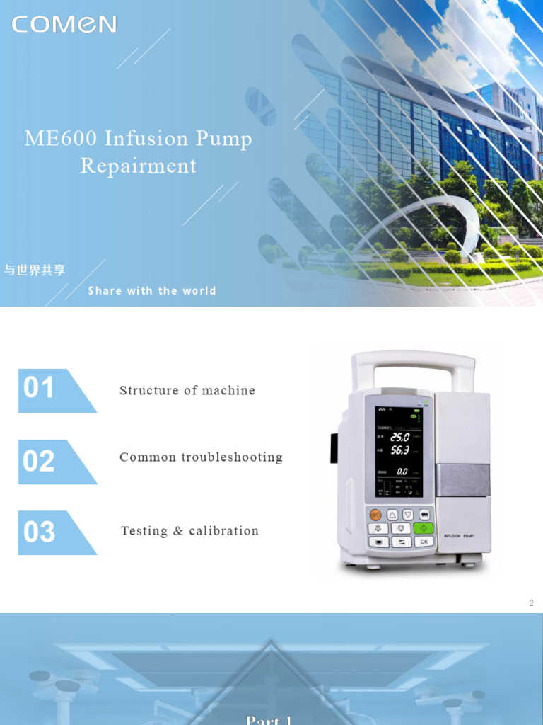 ME600 Infusion Pump Troubleshooting Guide | PDF | Power Supply ...