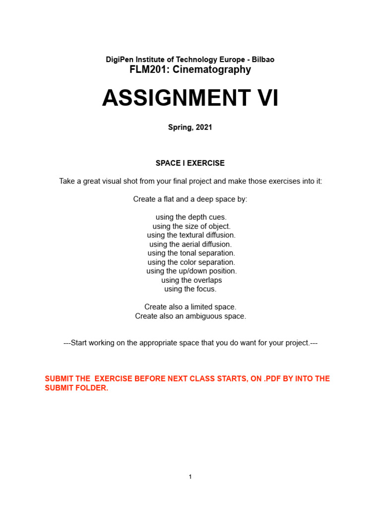 Flm 201 Assignment Vi | PDF
