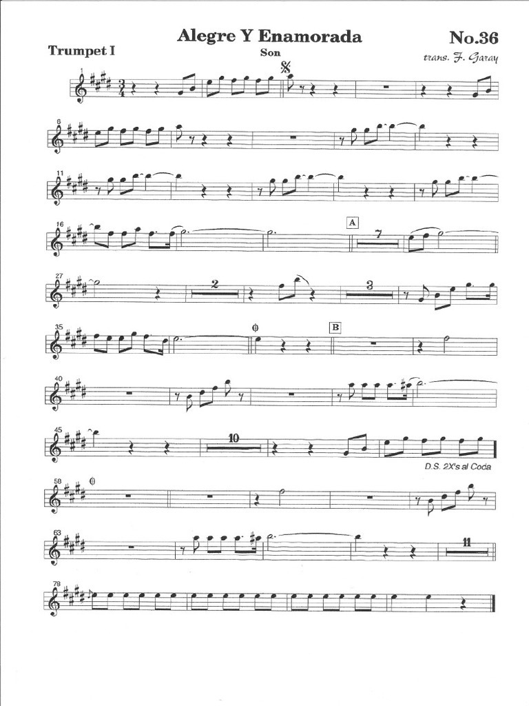 Alegre y Enamorada Trp 1 y 2 Mariachi | PDF