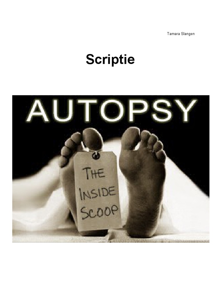 Scriptie Autopsie | PDF