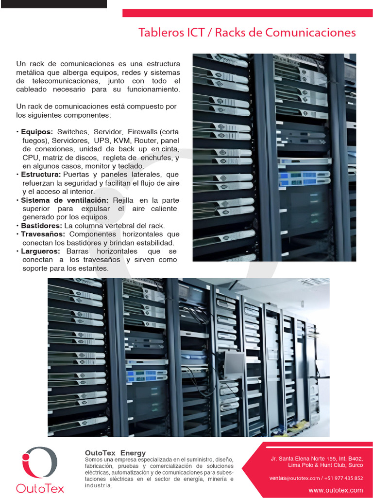 Tablero Ict o Rack de Comunicaciones | PDF