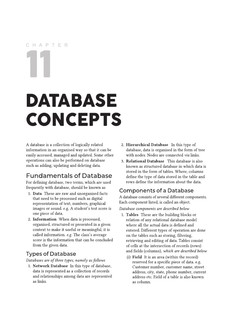 Database Concepts | PDF