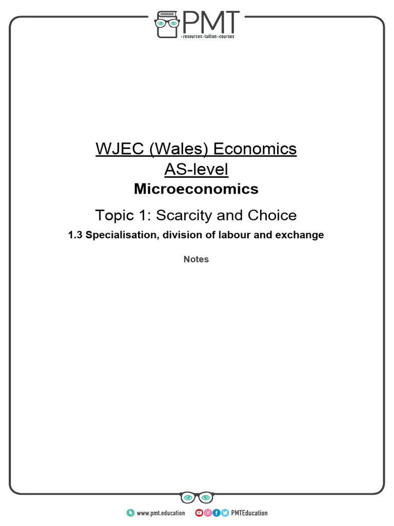 13 | PDF | Division Of Labour | Average Cost