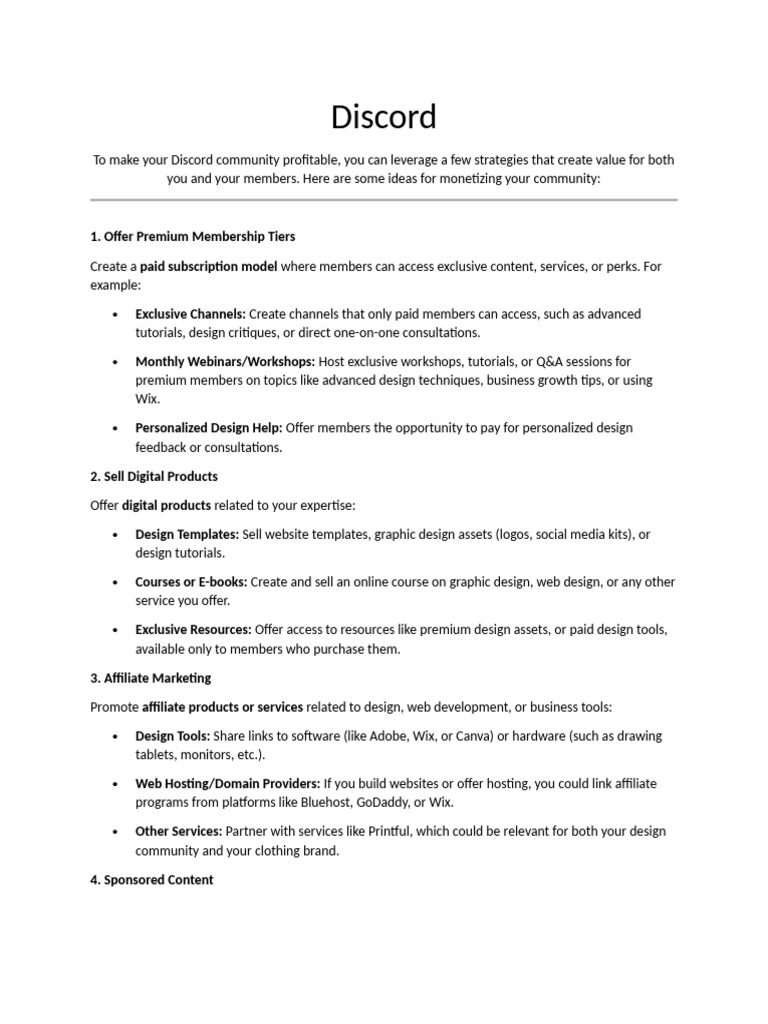 Discord | PDF | Pay Pal | Sponsor (Commercial)