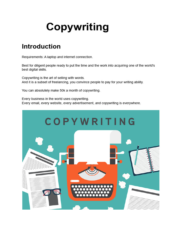Copywriting | PDF | Copywriting
