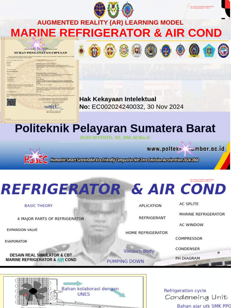 Marine Refrigerator and Air Cond - Haki Nomor - Ec002024240032 - Ok | PDF