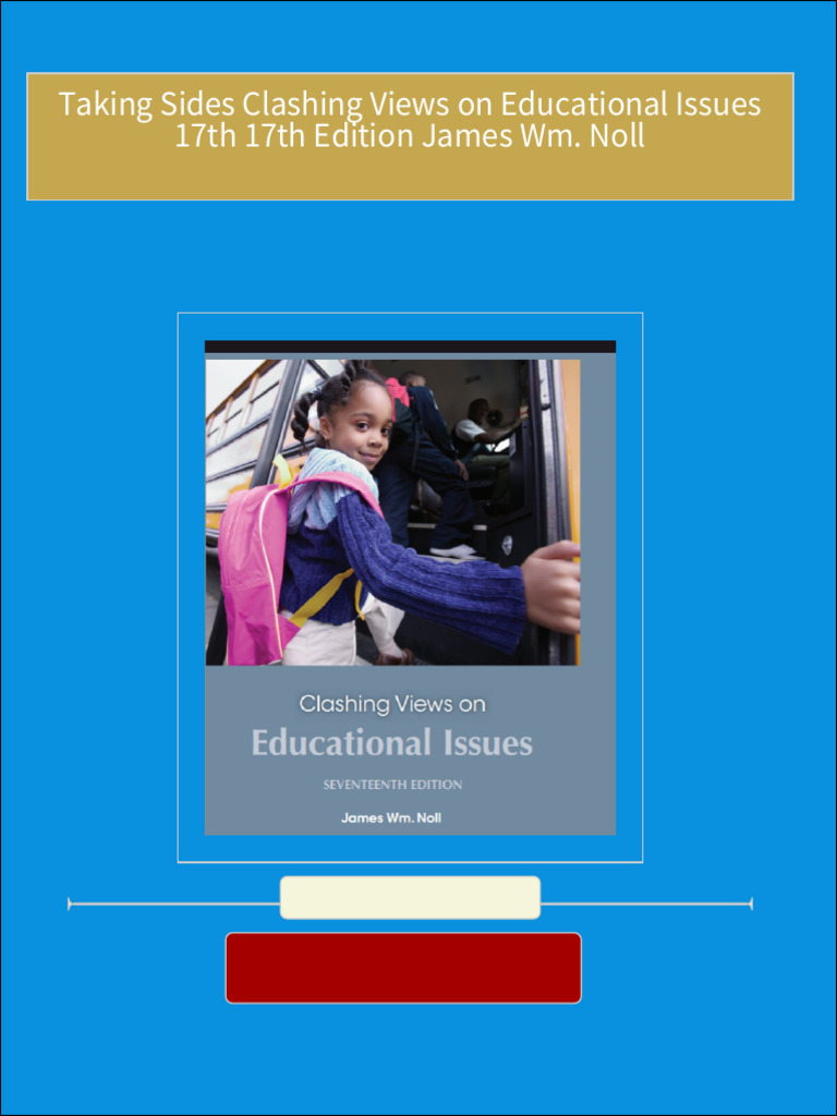 Taking Sides Educational Issues 16th Edition | National Education
