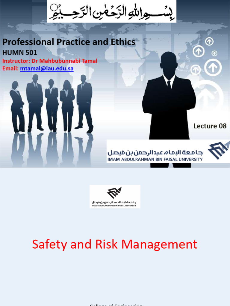 Ethics Lecture 7 | PDF | Risk | Cost–Benefit Analysis