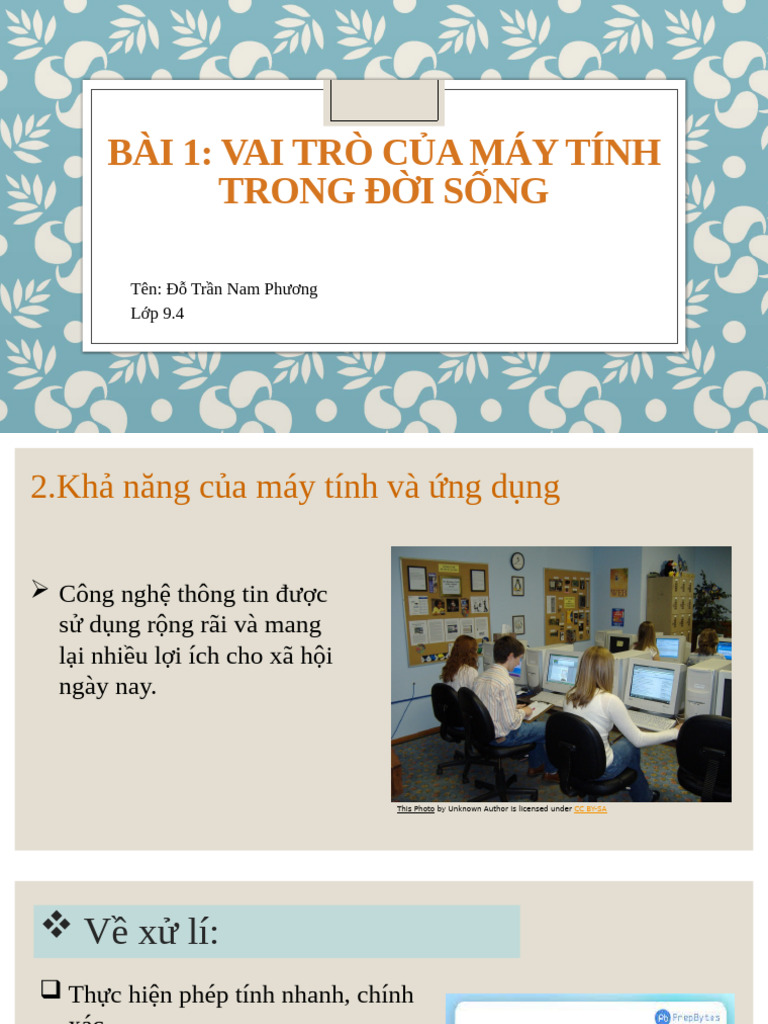 bài 1 tin học 9 ctst | PDF