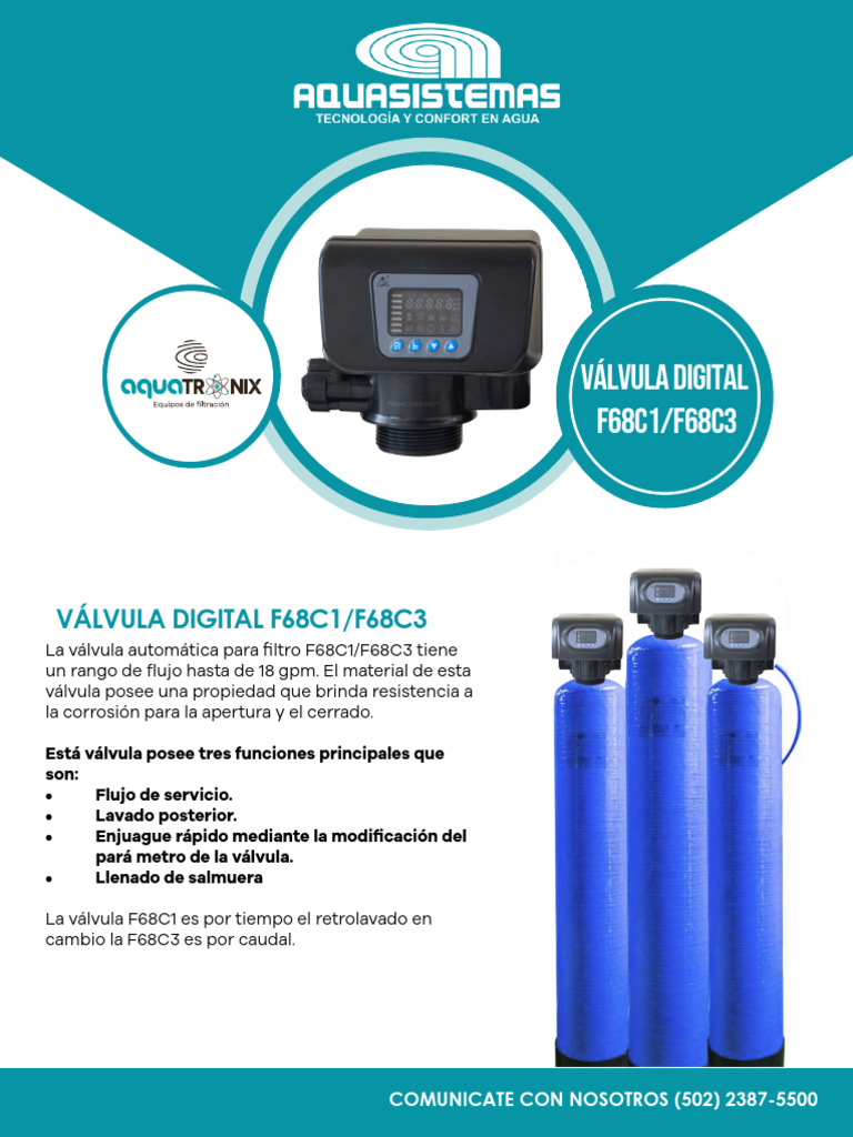 Válvula Digital F68C1/F68C3: Especificaciones | PDF
