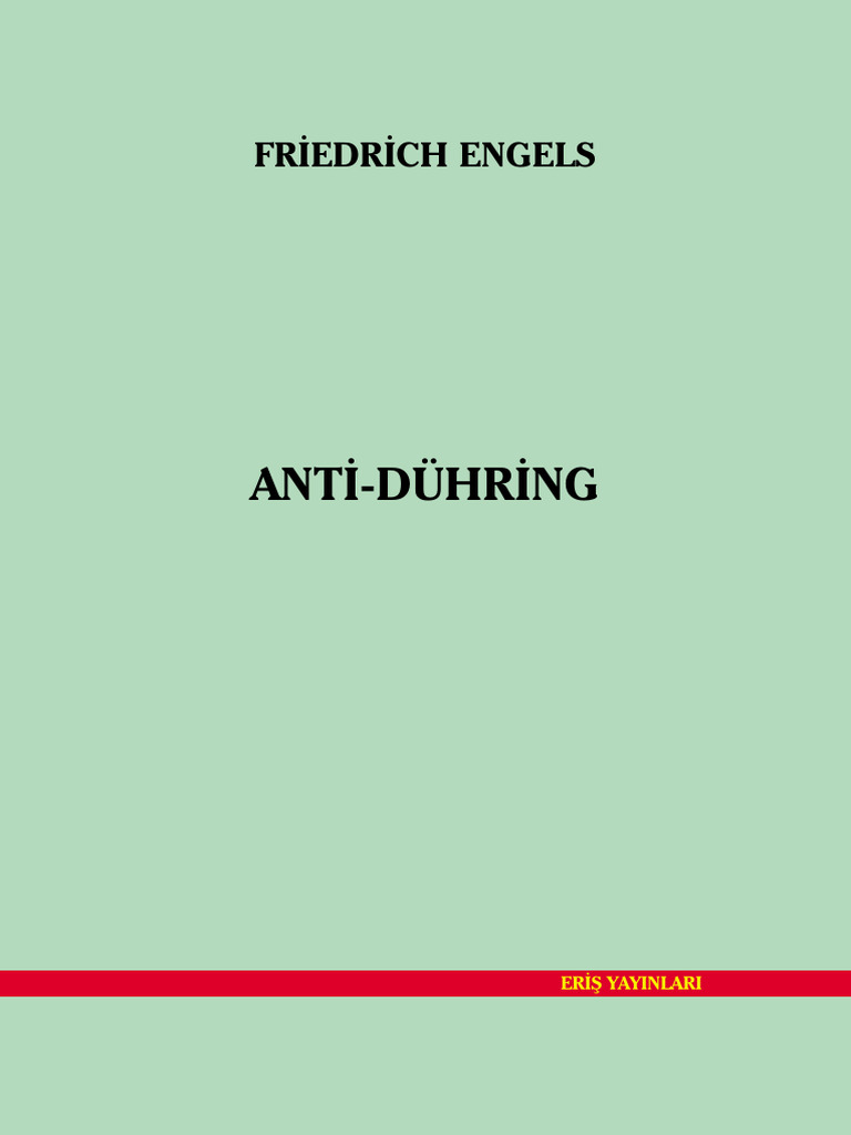 Fredrick Engels Anti Duhring | PDF