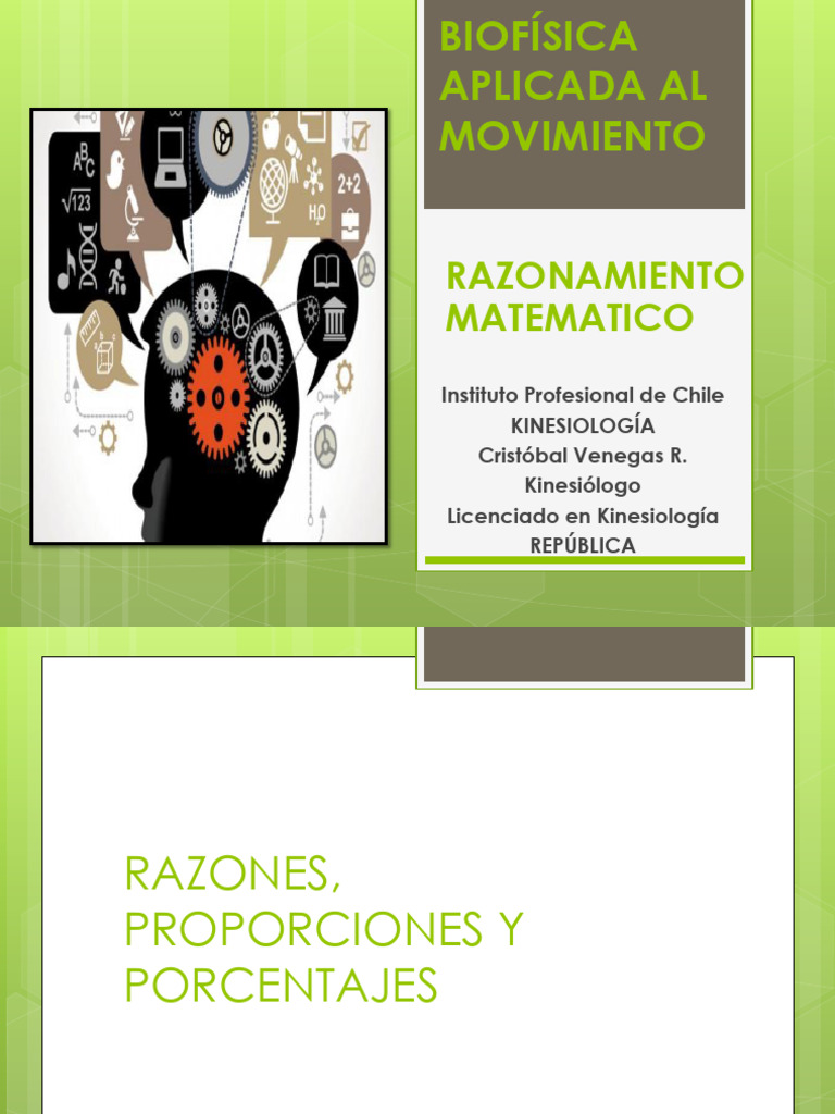 CLASE 1 Razones, Proporciones y Porcentajes | PDF | Ecuaciones ...