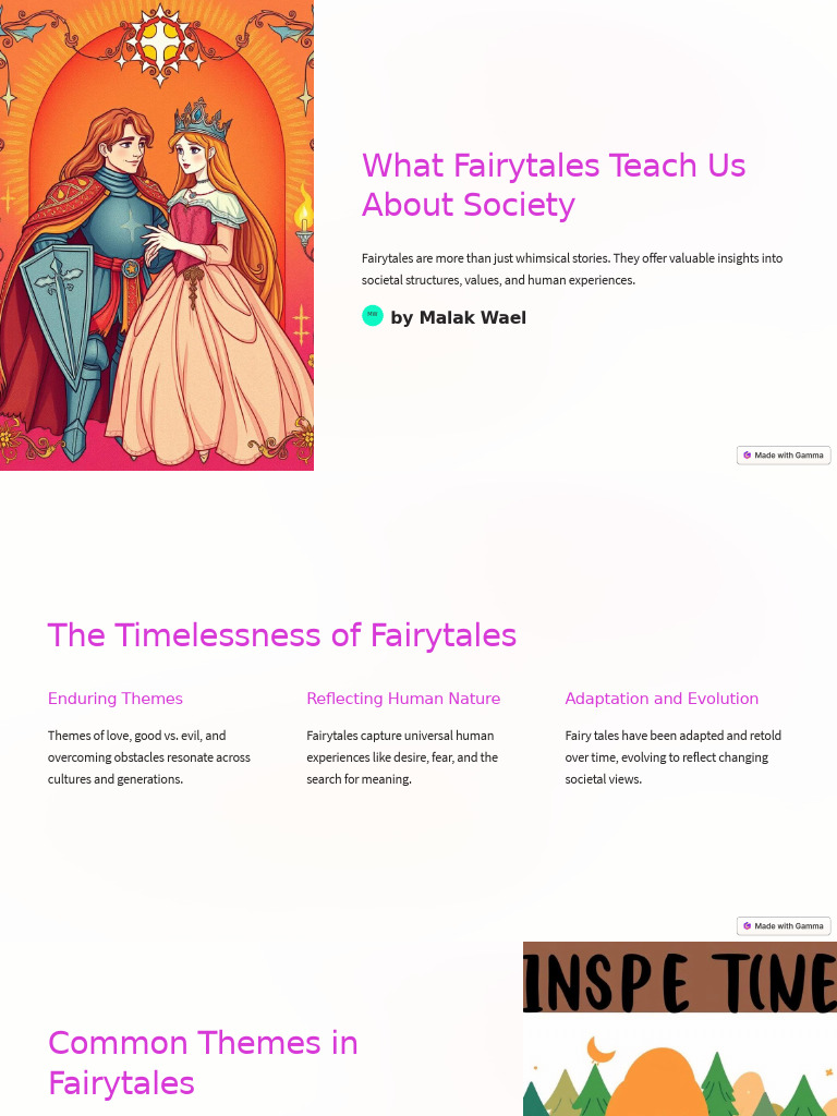 What Fairytales Teach Us About Society | PDF | Fairy Tales ...