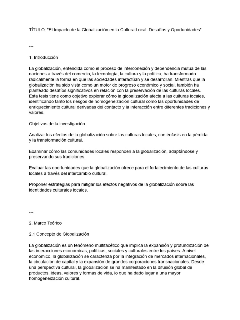 Documento Sin Título-51 | PDF | Globalización | Tradiciones