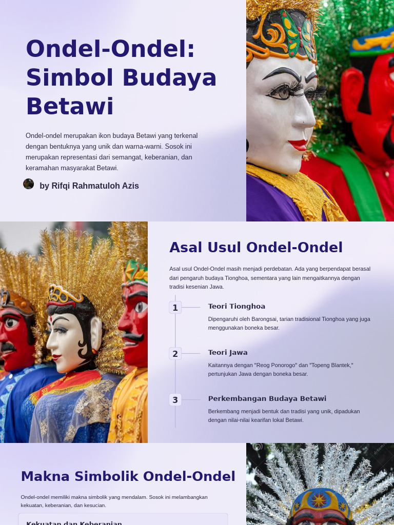 Ondel Ondel Simbol Budaya Betawi | PDF