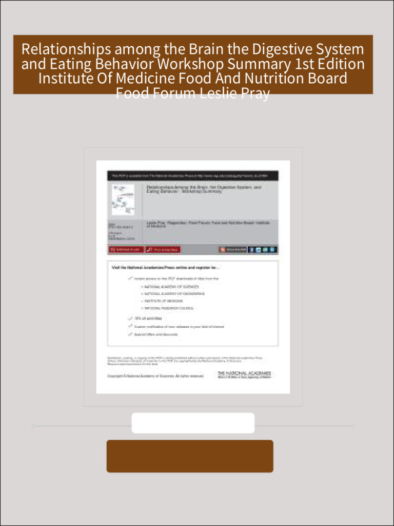 Instant ebooks textbook Relationships among the Brain the Digestive ... Instant ebooks textbook Relationships among the Brain the Digestive ...