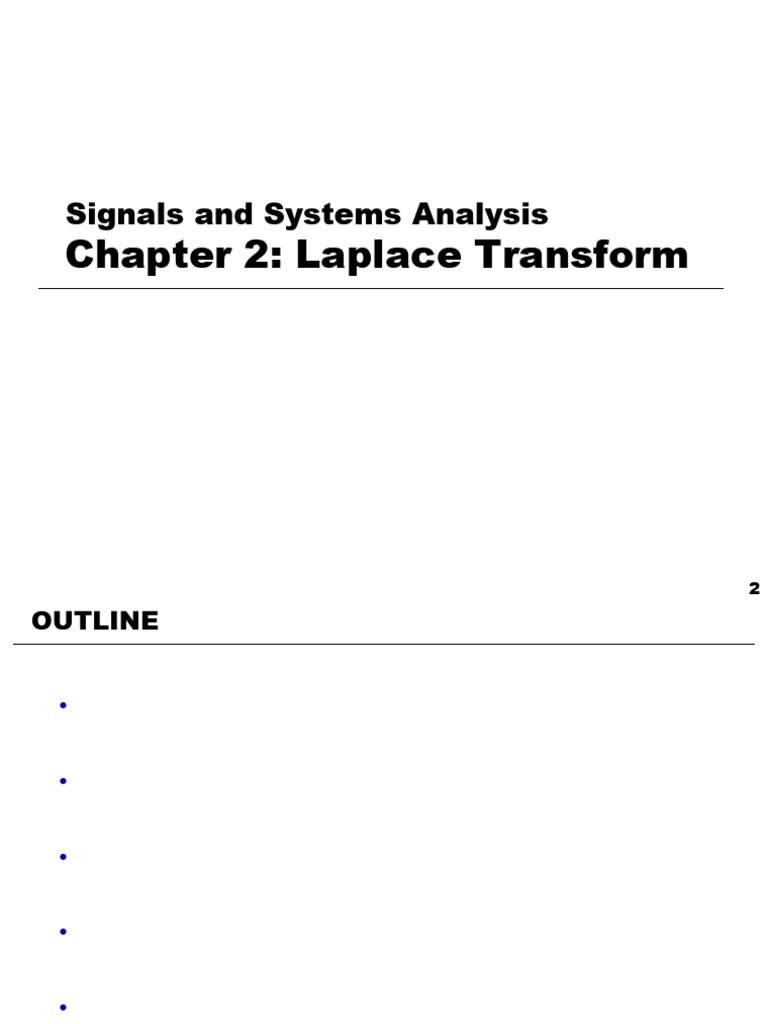 Chap2_LT[1] | PDF | Laplace Transform | Mathematical Objects