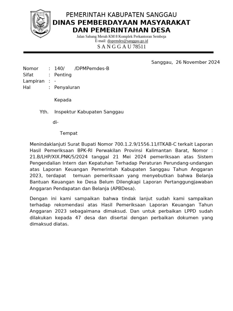 Surat Percepatan Pengajuan Tahap 3 | PDF