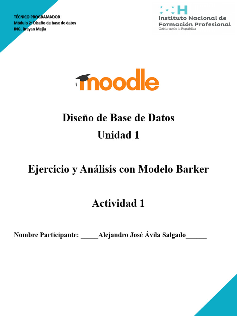 Análisis con Notación Barker en EMR | PDF | Bases de datos | Base de ...