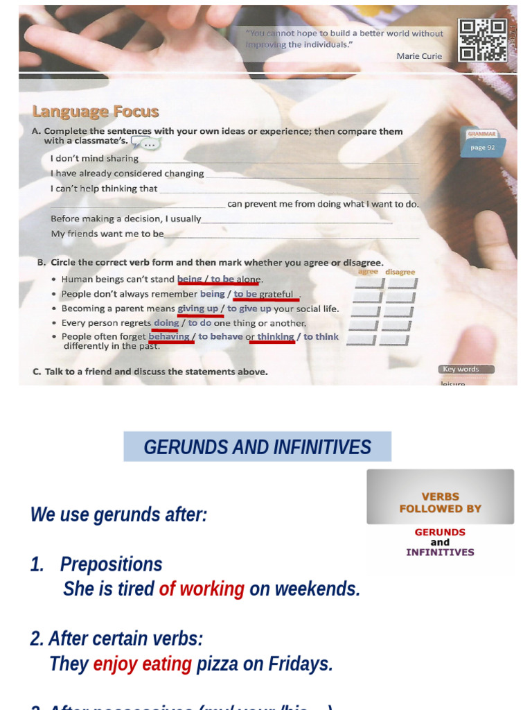 02. LANGUAGE FOCUS (5) | PDF | Verb | Linguistics
