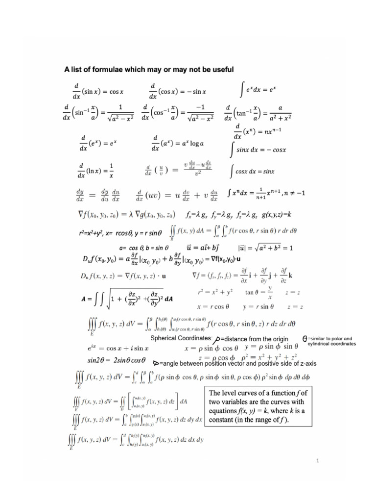 2024 Final Cheat Sheet | PDF