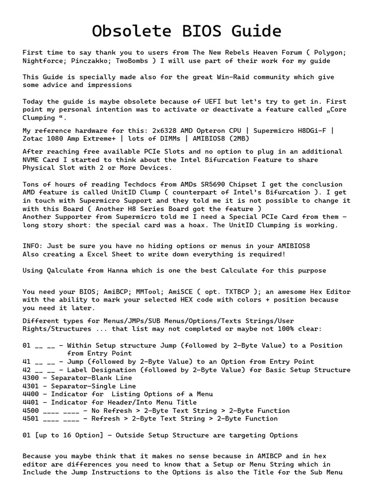 Obsolete_BIOS_Guide | PDF | Bios | String (Computer Science)