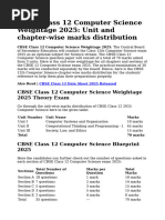 CBSE Class 12 Blueprint 2025 - 12th Science_Commerce_Arts Chapter Wise ...