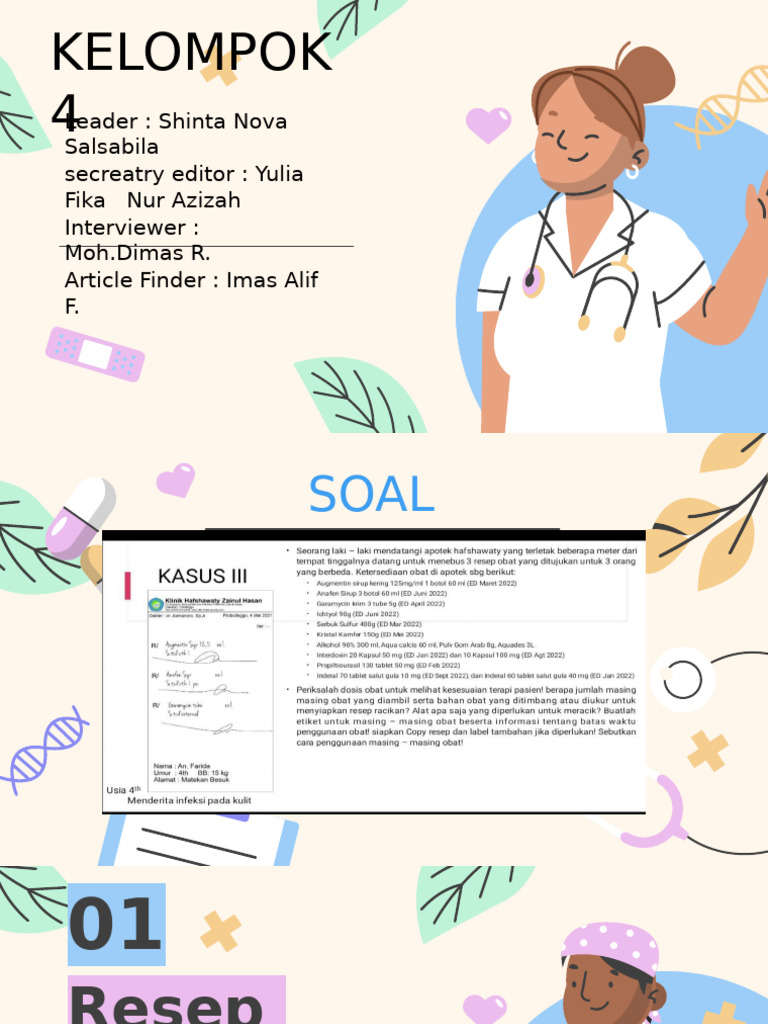 Resep Obat dan Alat Racik Farmasi | PDF