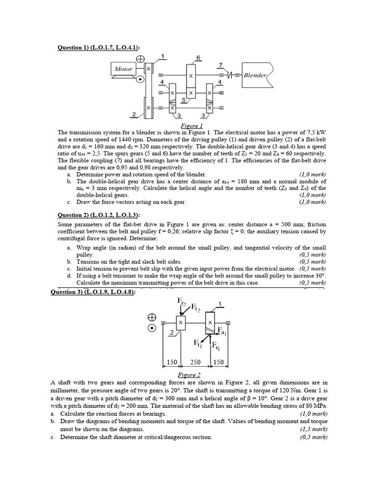 Review 2 (9-11-2024) | PDF | Belt (Mechanical) | Gear