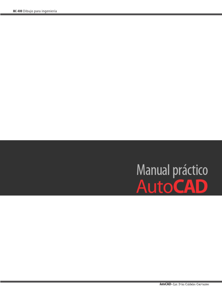 Manual-Practico-ACAD (1 Parte) | PDF | Cad automático | Sistema coordinado