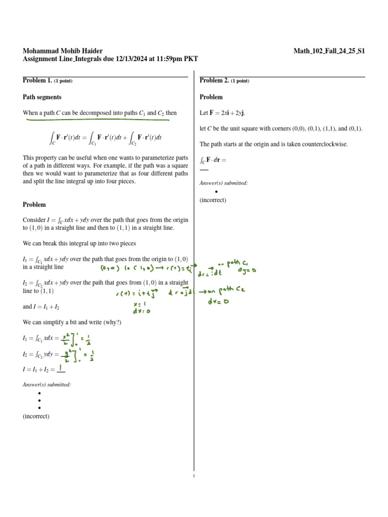 Math_102_Fall_24_25_S1.2027-10-0164.Line_Integrals | PDF | Algebra | Differential Geometry