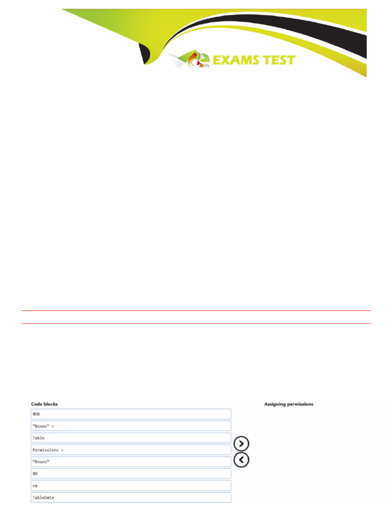 Microsoft MB 820 Vceexamstest Actual Questions by Lott 22 07 2024 7qa ...