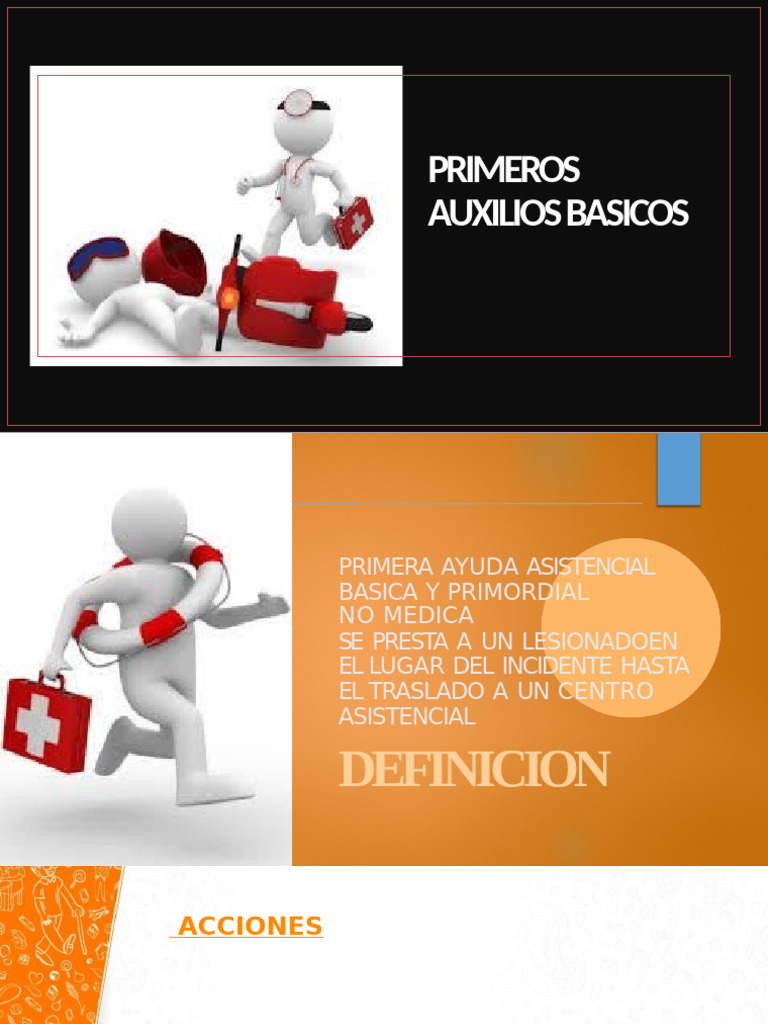 Capacitación Primeros Auxilios Basicos | PDF | Herida | Medicina CLINICA
