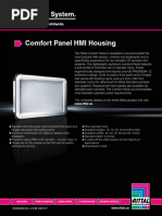 Datasheet - Rittal 42U Server Cabinet | PDF | Door | Sheet Metal