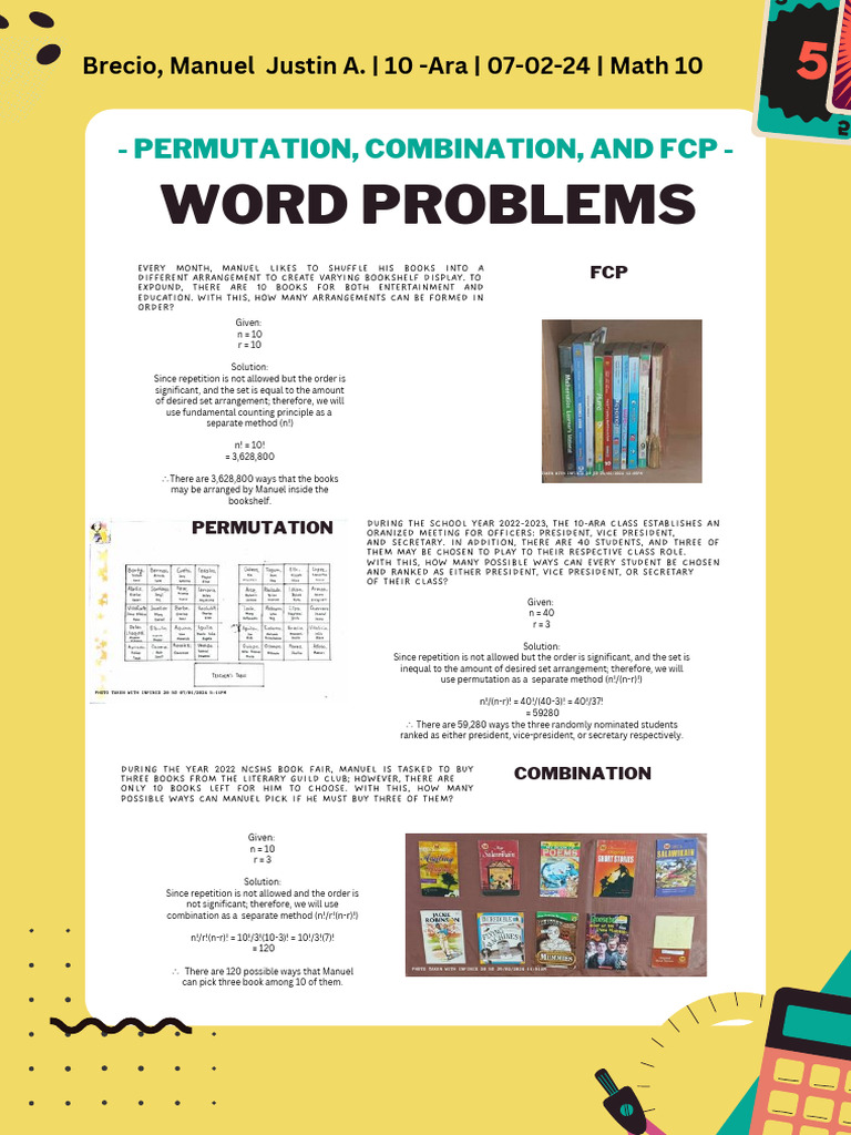 Copy of Bold Colorful Math is Everywhere Poster | PDF | Mathematics
