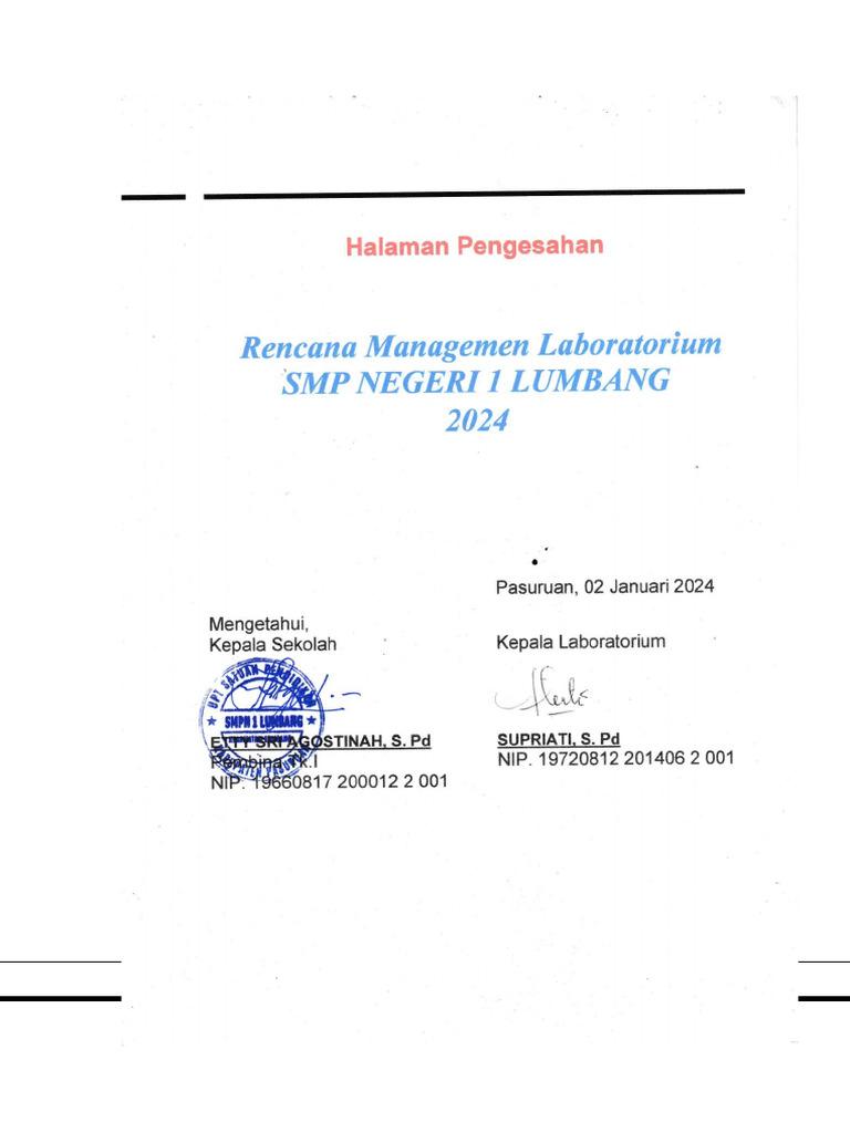 Laporan Laboratorium | PDF