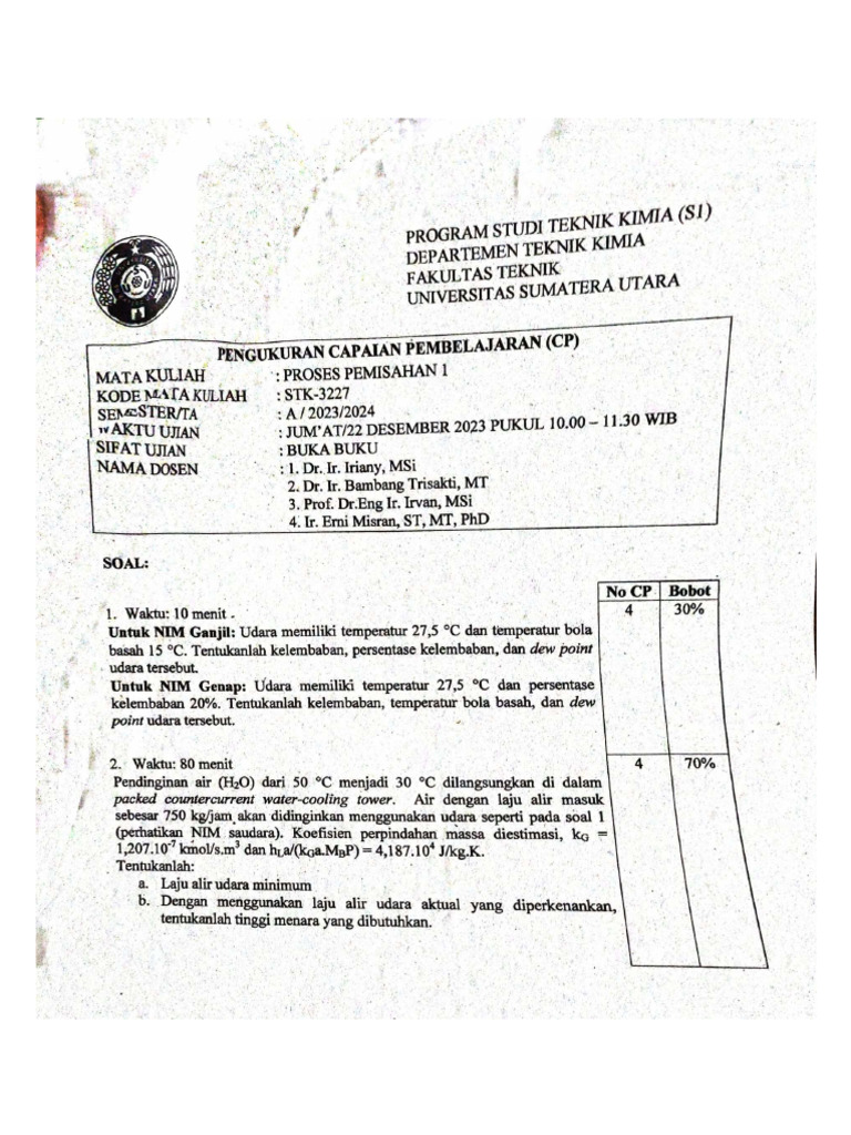 2021 CP-4 Proses Pemisahan I | PDF