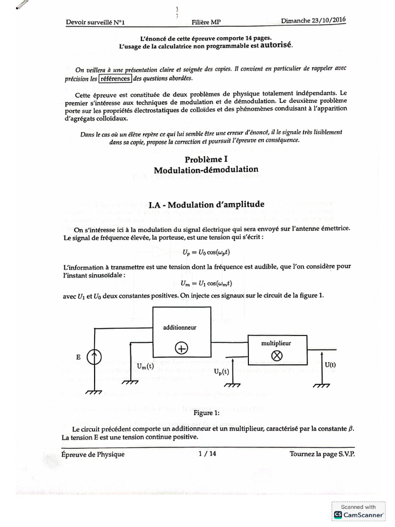 Modulation démodulation | PDF