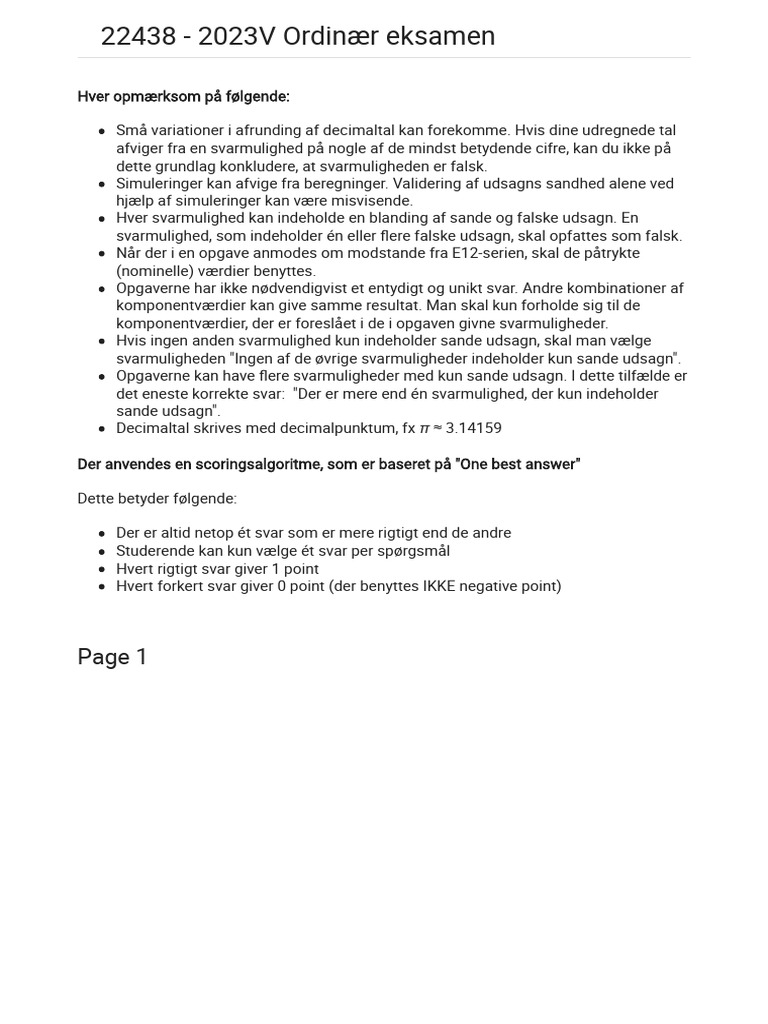 RP Eksamen 2023 Med Rigtige Svar | PDF