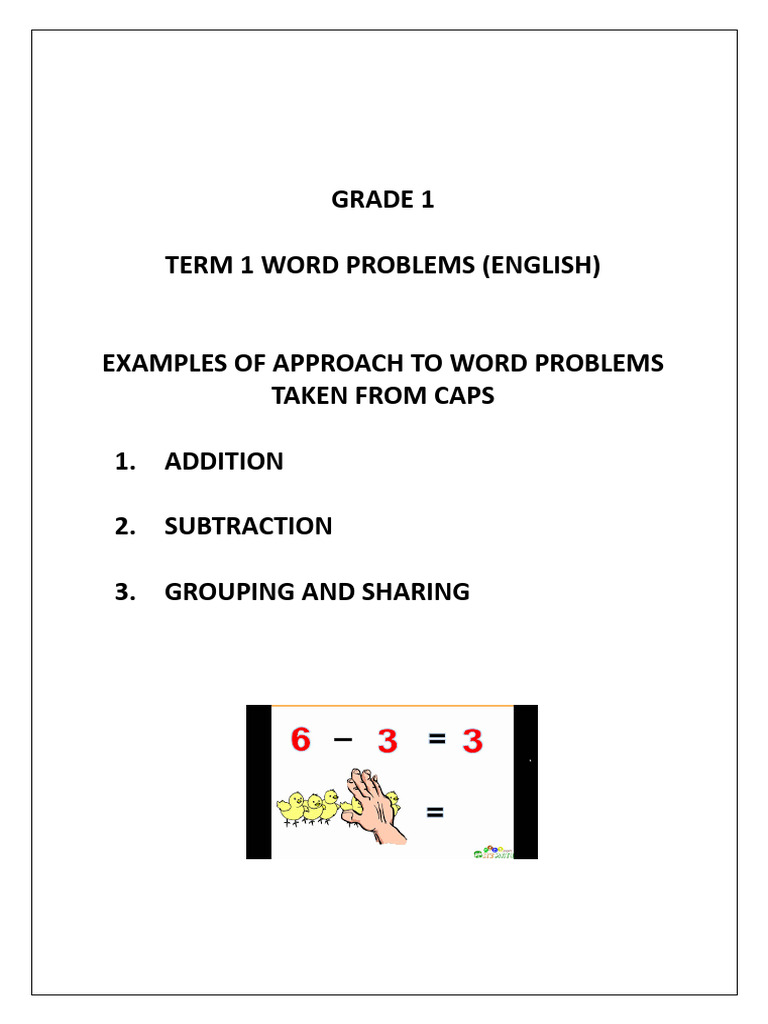 GR1 TERM1 Problem Solving Lw1ns | PDF