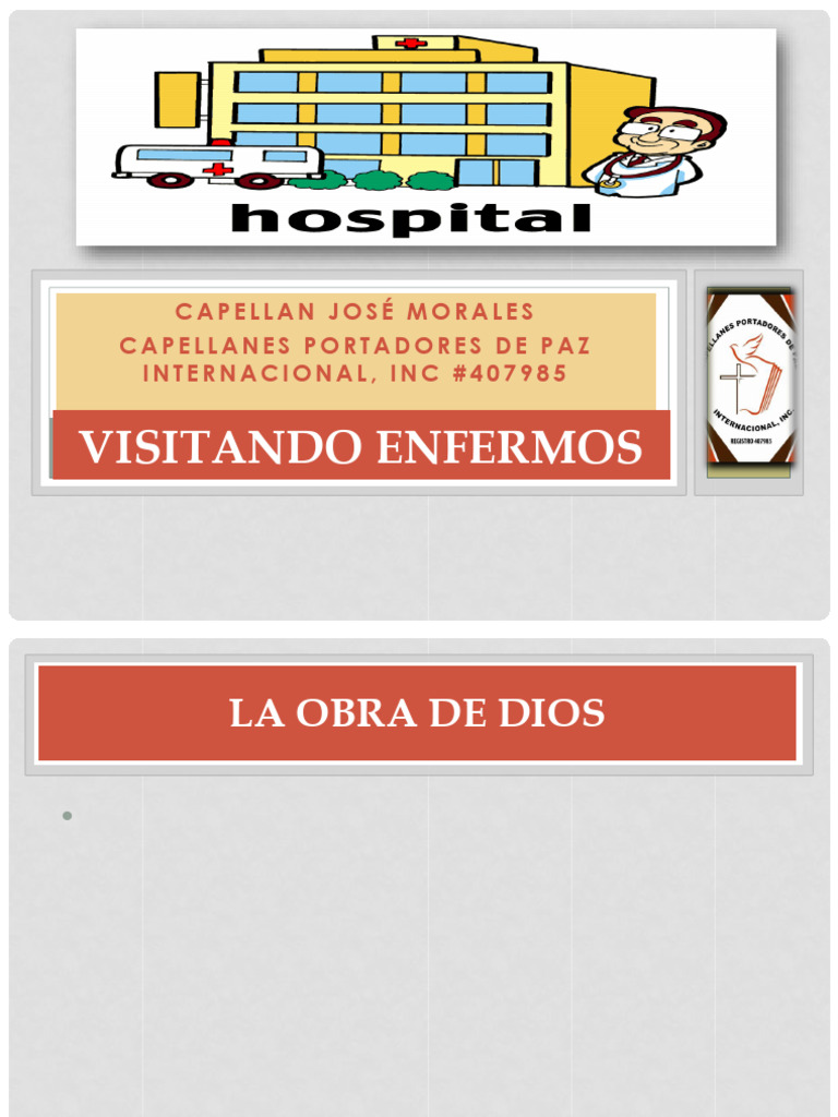 Visitando Enfermos Portadores de Paz PDF | PDF | Oración
