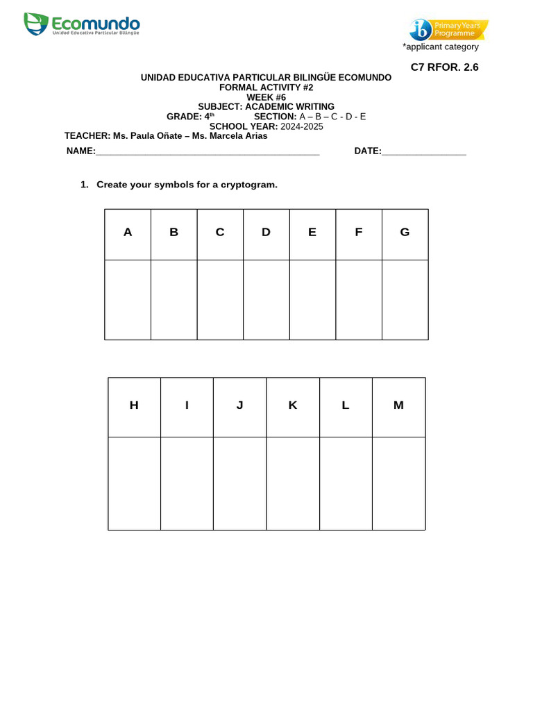 CRYPTOGRAM ADAPTADA | PDF