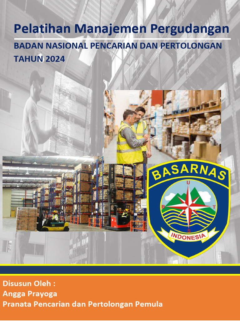 Pelatihan Manajemen Gudang Basarnas 2024 | PDF