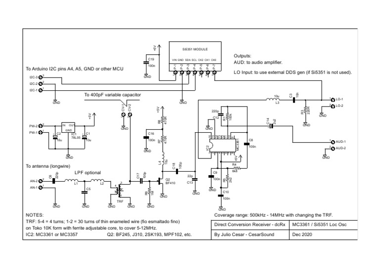 Receptor MC3361 DC (1) | PDF | Analog Circuits | Information And ...