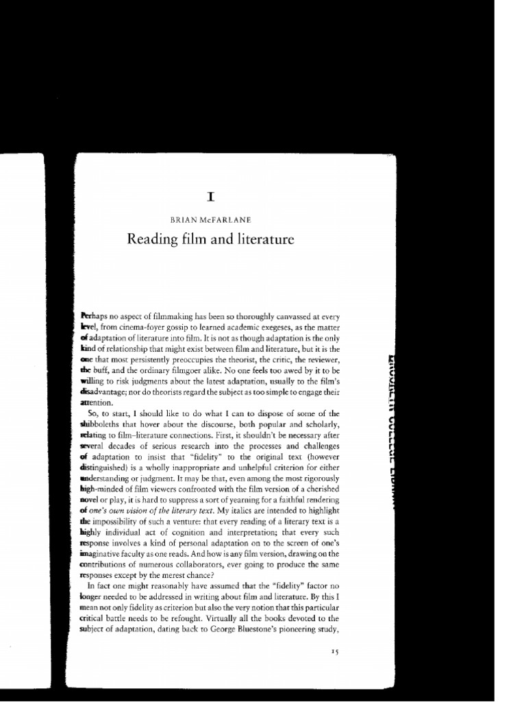 Reading Film | PDF