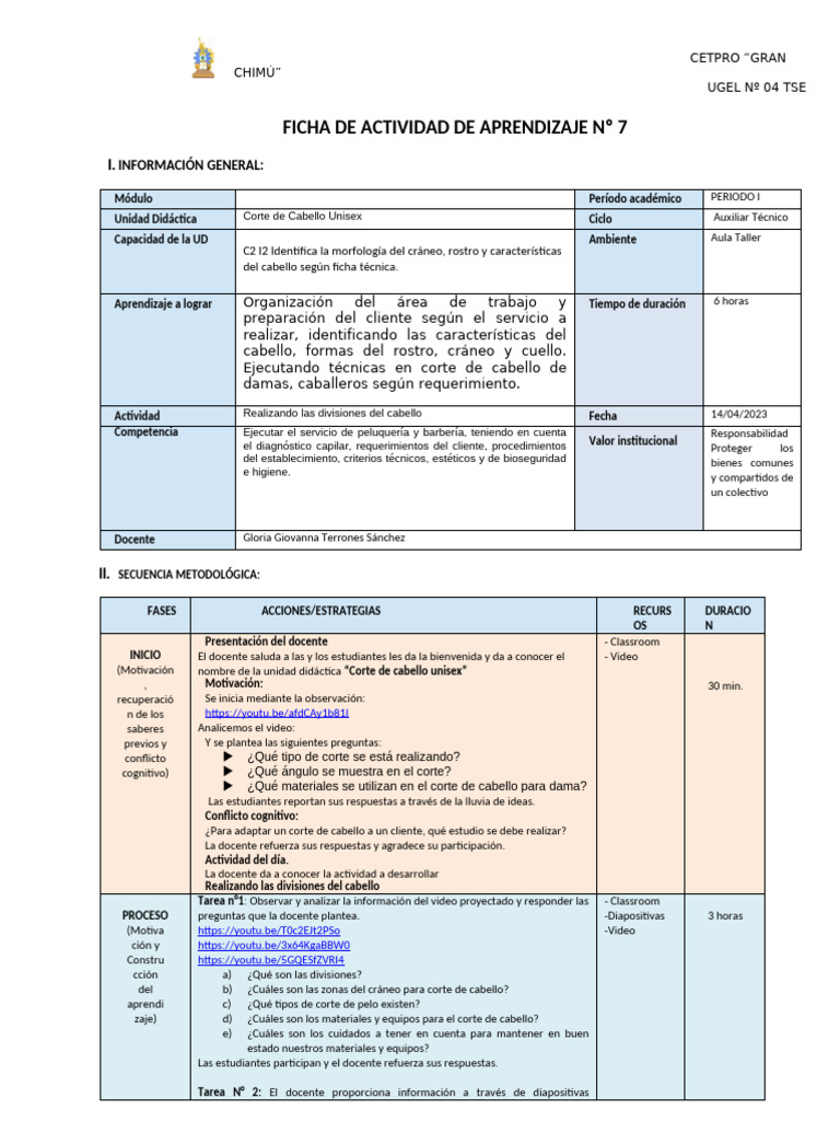 FICHA 7 | PDF | Metacognición | Evaluación