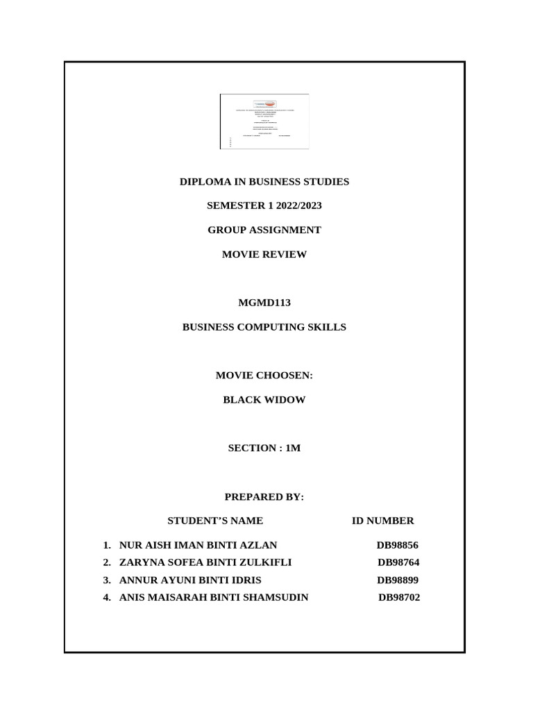 MGMD GROUP ASSIGNMENT | PDF
