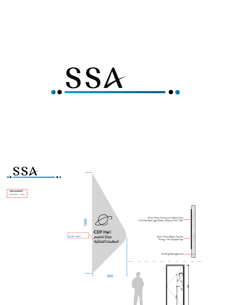 SSA 14 Signage Specifications | PDF