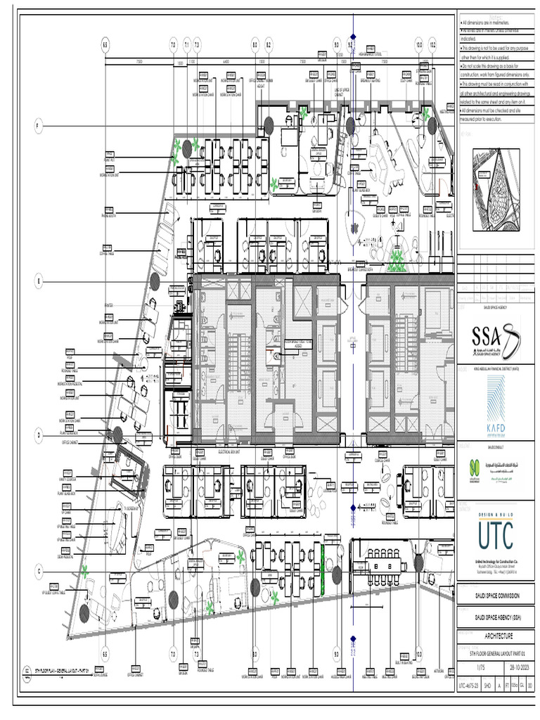5th Floor General Layout Part 01 | PDF | Chair | Desk